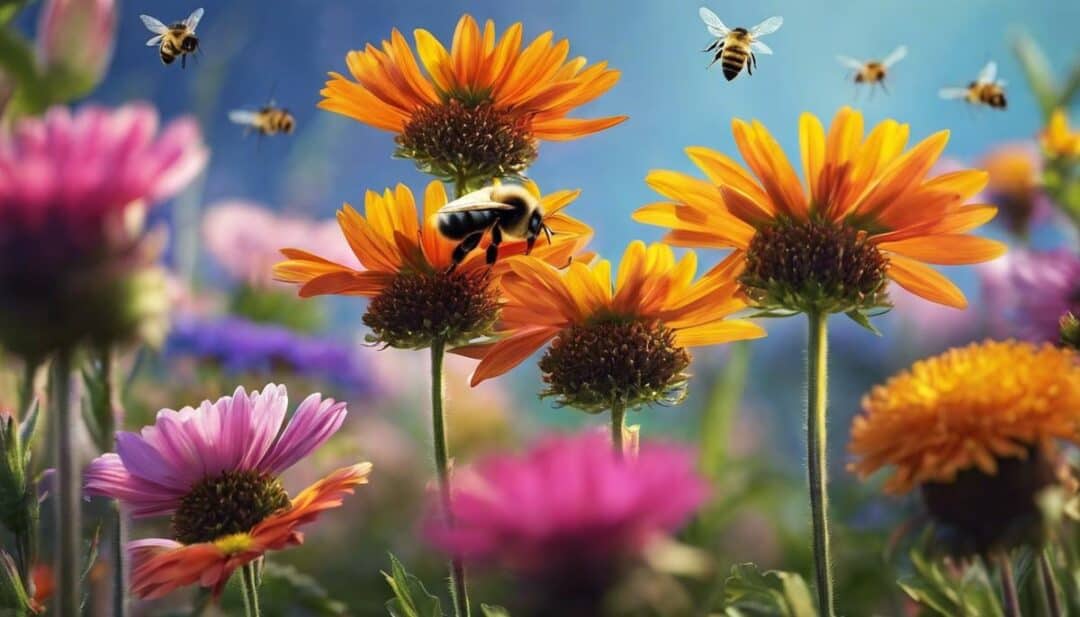 bees_flowers-8ag - Exotic Gardening