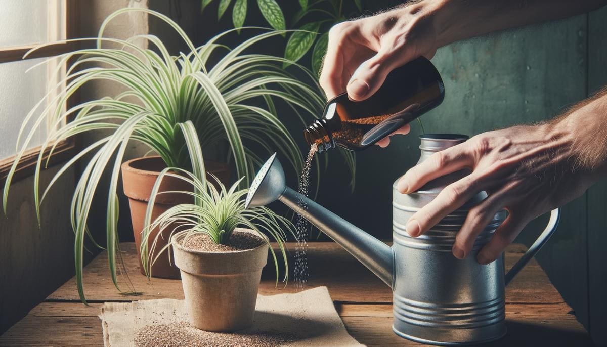 organic-fertilizer-spider-plant-bOe - Exotic Gardening
